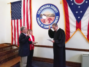 Weigle sworn in for 2nd term | News, Sports, Jobs - Salem News